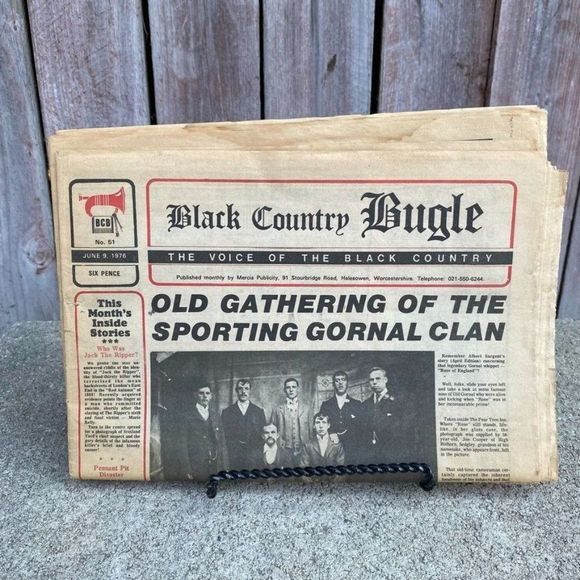 Vintage | Accents | Vintage 976blackcounty Bugle June 9 Newspaper Paper ...